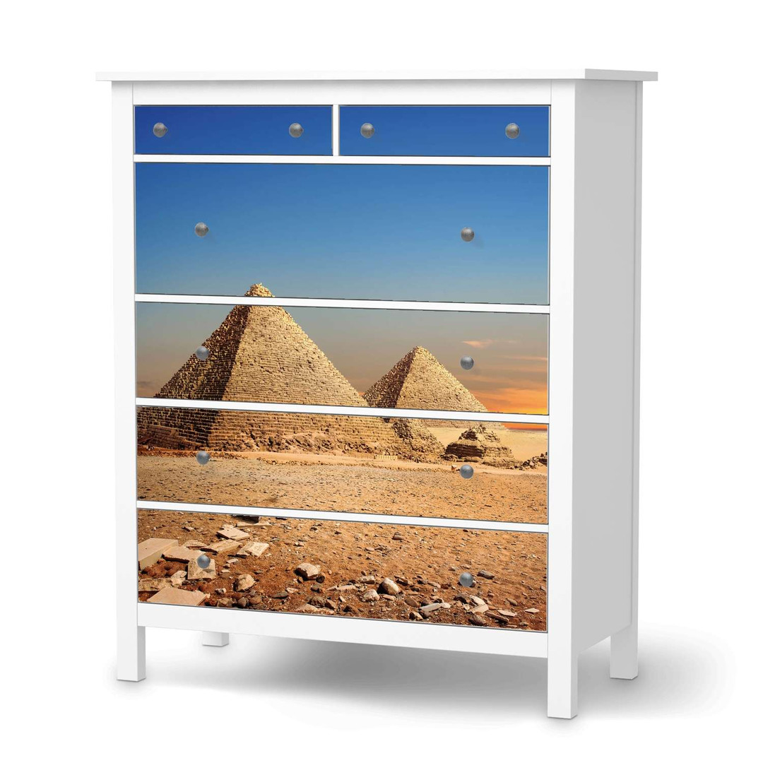 Klebefolie IKEA Hemnes Kommode 6 Schubladen - Pyramids