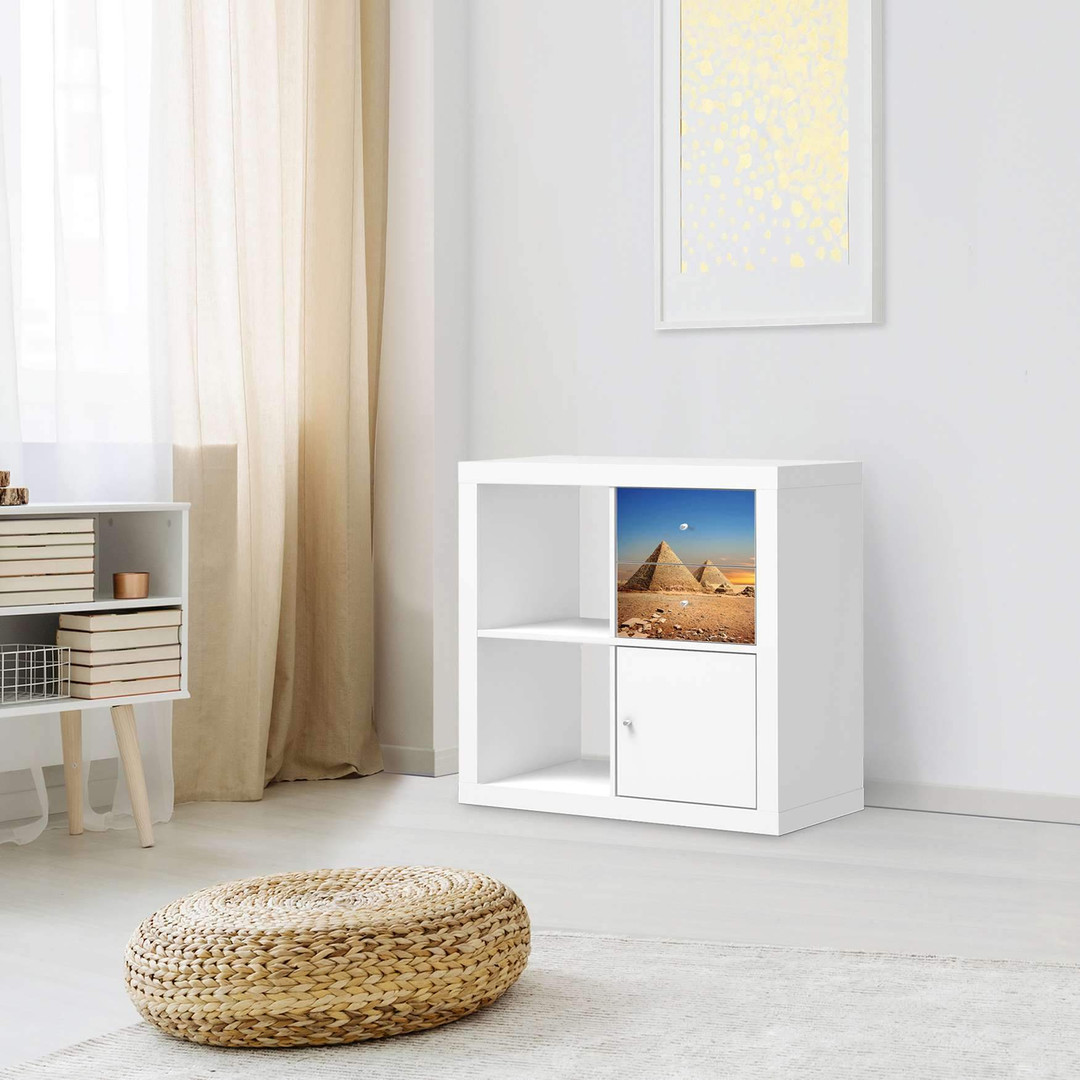 Möbelfolie IKEA Kallax Regal Schubladen - Pyramids