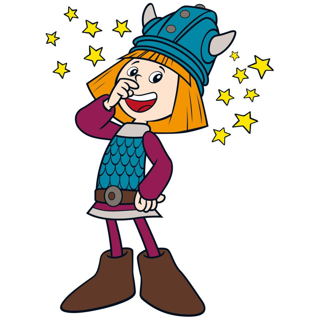 Wandtattoo Wickie hat eine Idee - trenddeko.ch