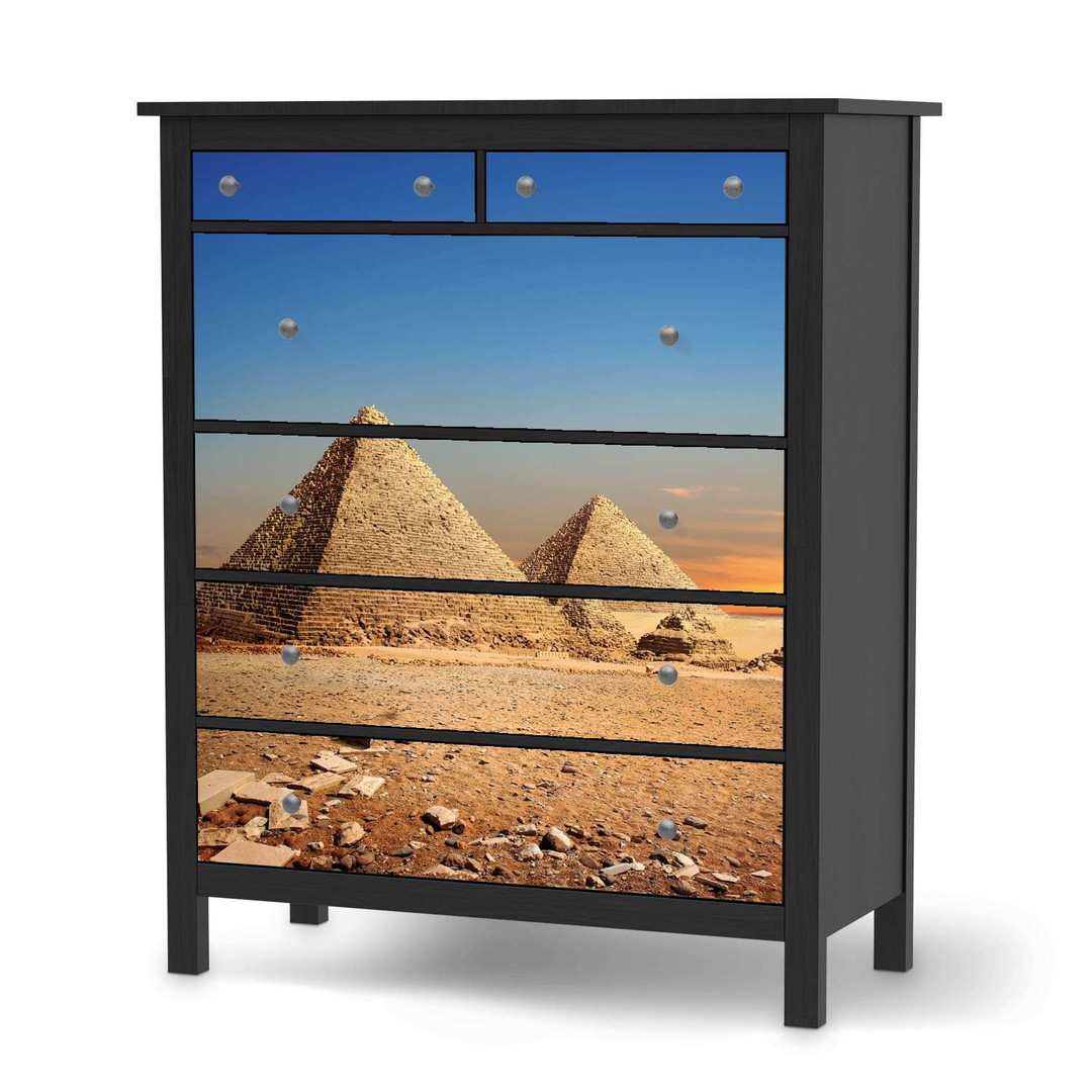 Klebefolie IKEA Hemnes Kommode 6 Schubladen - Pyramids