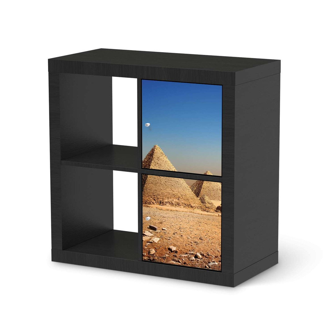 Möbelfolie IKEA Kallax Regal 2 Türen (hoch) - Pyramids