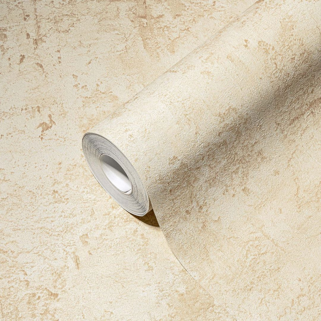 Tapete Beige Betonoptik Vliestapete Industrial Loft Style Betontapete ...