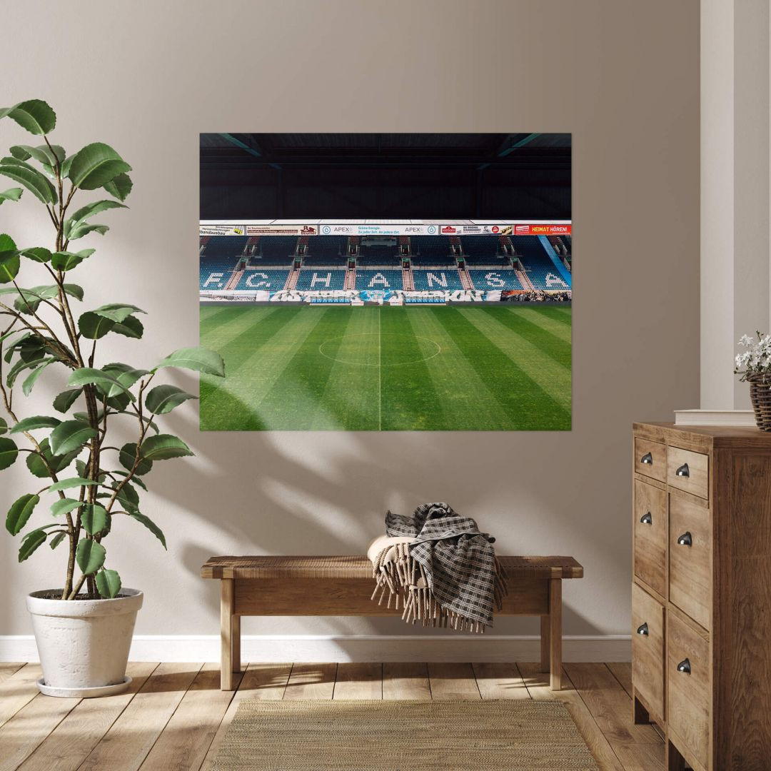 Poster FC Hansa Rostock Stadion Tribüne - 100x80cm - trenddeko.ch