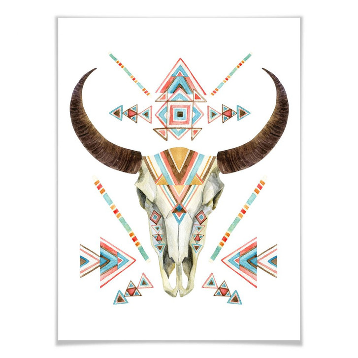 Poster-Set mit Bilderrahmen Boho (2er Set) - trenddeko.ch