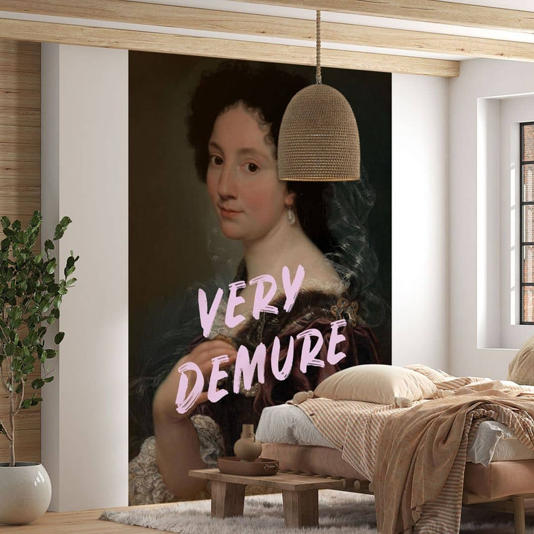 Fototapete Barocke Schönheit: Very Demure - Grace Digital Art